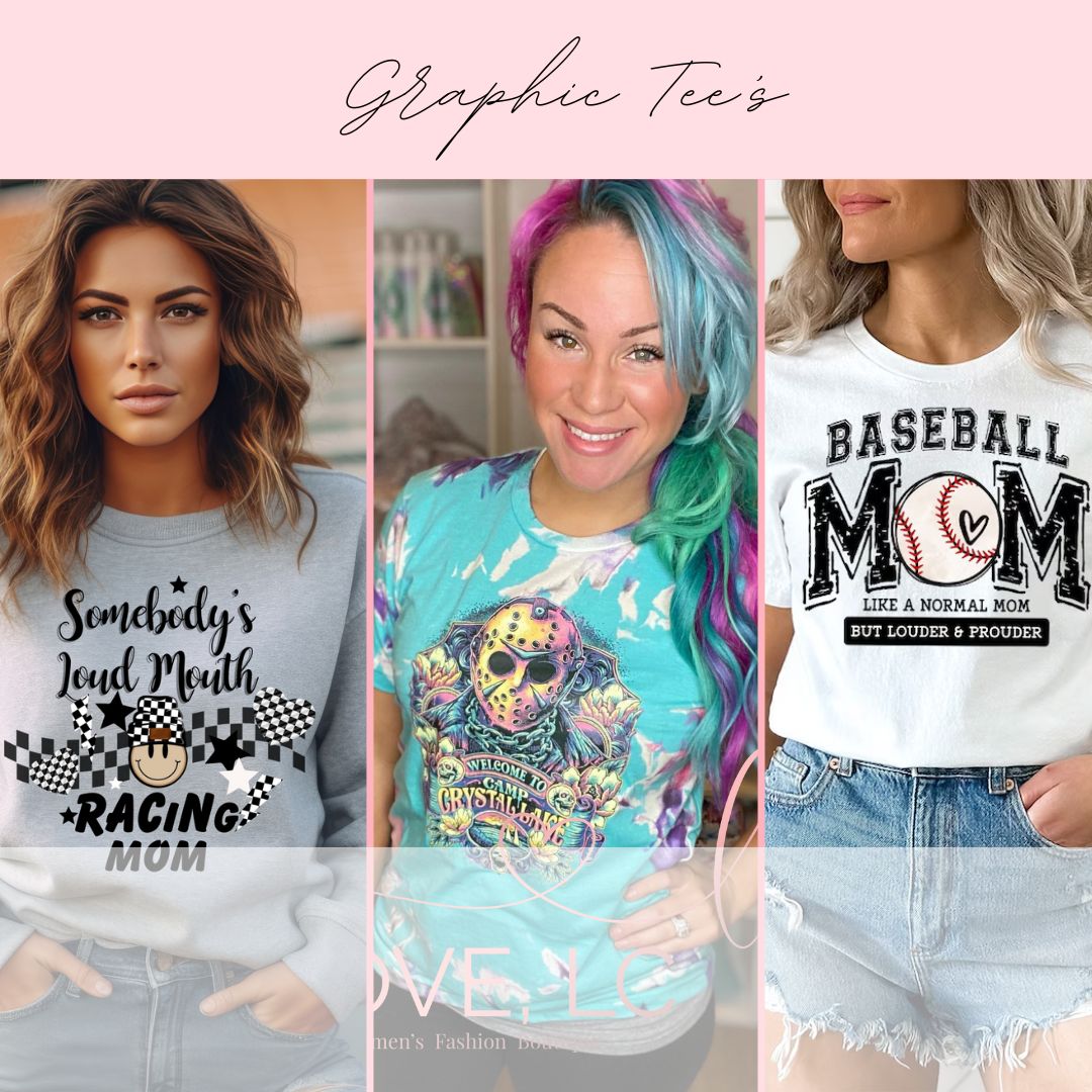 Graphic Tee's – Love, LC Boutique
